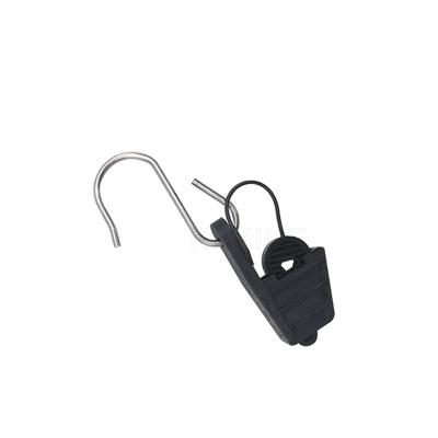 China S Type Anchor Tension Cable Clamp , Custom Optical Fiber Cable Accessories for sale