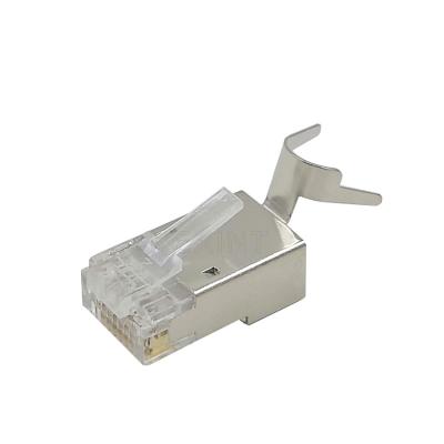 中国 めっきされた保護されたFTP 8p8c Cat6 Cat7 Cat8のプラグ、KEXINT Rj45のイーサネット プラグにニッケルを被せなさい 販売のため