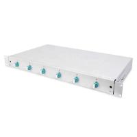 China FTTH 6 To 12 Core Fiber Optic Patch Panel With 6 Simplex Or Duplex Adapters Pigtails for sale