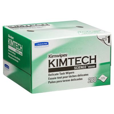 Cina Kimwipes salviette detergenti in fibra ottica di carta antipolvere 100% carta per la pulizia della polpa di legno in vendita