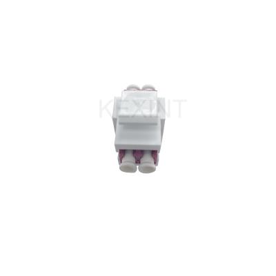 China Adaptador de fibra óptica KEXINT LC dúplex multimodo OM4 acoplador trapezoidal de fibra óptica en venta