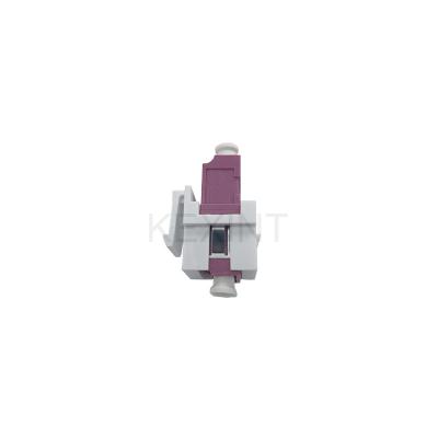 China Adaptador de fibra óptica KEXINT LC dúplex multimodo OM4 acoplador trapezoidal de fibra óptica en venta