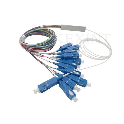Cina 0.9mm Diametro 1x12 Splitter Fibra ottica 1m Lunghezza in vendita