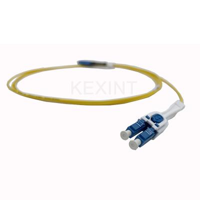 China KEXINT 2M MDC UPC To LC UPC Uniboot Duplex OS2 Single Mode LSZH (OFNR) 2.0mm Fiber Optic Patch Cable for sale