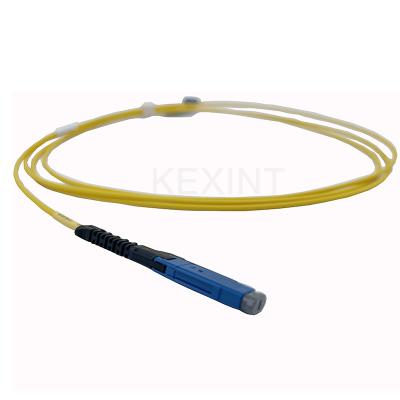 China KEXINT 2M MDC UPC To LC UPC Uniboot Duplex OS2 Single Mode LSZH (OFNR) 2.0mm Fiber Optic Patch Cable for sale