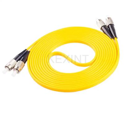 China KEXINT FC/UPC-FC/UPC LSZH 3.0MM Single Mode G657A1 Duplex 3M Fiber Optic Patch Cord for sale
