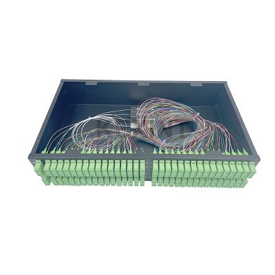 Cina KEXINT 4 PCS 1X 32 SC APC Fiber Optic PLC Splitter 2U ODF 19 pollici Rack Fiber Optic Patch Panel in vendita