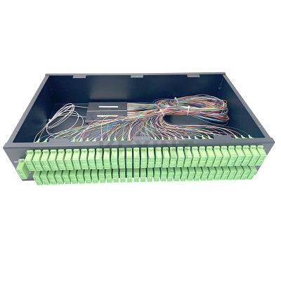Cina KEXINT 2 PCS 1X 64 SC APC Fibra ottica PLC Splitter 2U ODF 19 pollici Rack Fibra ottica Patch Panel in vendita