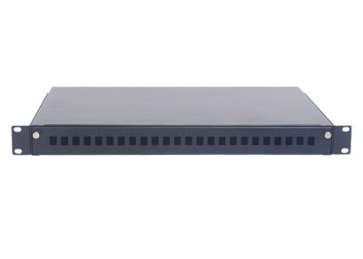 China 1U 24 Ports SC ODF Optical Rack Fiber Patch Panel 19 Inch Pull-out Type for sale