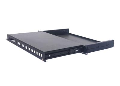 China 1U 24 Ports SC ODF Optical Rack Fiber Patch Panel 19 Inch Pull-out Type for sale