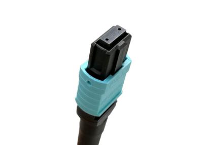 Китай Центры обработки информации женщина гибкого провода 1m MTP MPO к волокнам SM OM3 OM4 USCONEC женщины 12 продается