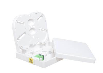 China FTTH Indoor Dustproof  Fiber Optic Distribution Box Cable Junction Box Flame retardant ABS for sale