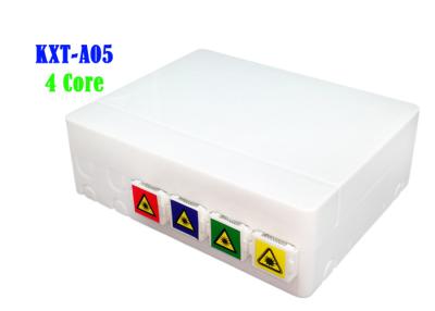 China De Kernvezel van FTTH 4 Optisch met de Einddoos van de Adaptersdistributie met 4 Adapters Te koop