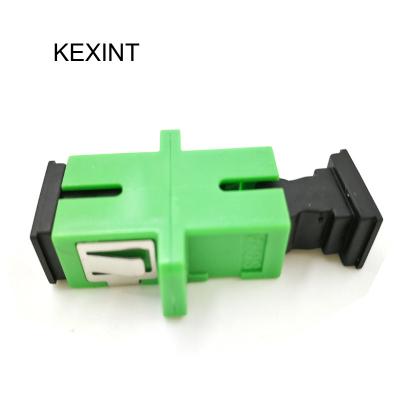 China SC APC Green Fiber Optic Adaptor Simplex Optical Distribution Frames Suit for sale