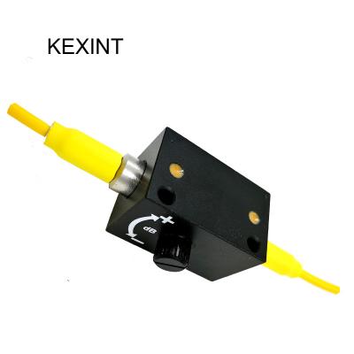 China Atenuador variable 0 de la fibra óptica del LC - material de acero de la manga de cerámica 30db en venta