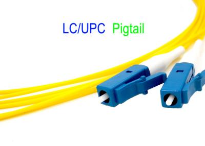 China LC To LC Multimode Duplex Fiber Optic Patch Cable PVC OM3 PLC G657A2 0.2 dB for sale