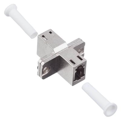 China Telecommunication FC To SC Fiber Adapter Aux Connections Type Saving Panel Space for sale