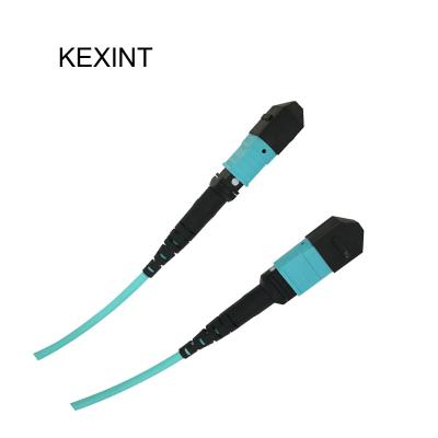 Cina il centro di 3M OM4 24 del cavo di toppa del cavo a fibre ottiche di 100G 24 MTP MPO in vendita