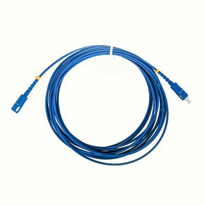 China Indoor FC UPC Armoured MM Fiber Patch Cord Cable Multimode G652D for sale