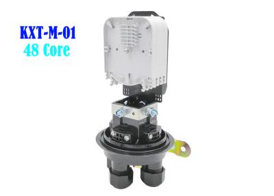 China 48 Cores Wall Mount Fiber Optic Joint Box Splice Closure Enclosure Outdoor FOSC MPP Mechanical for sale