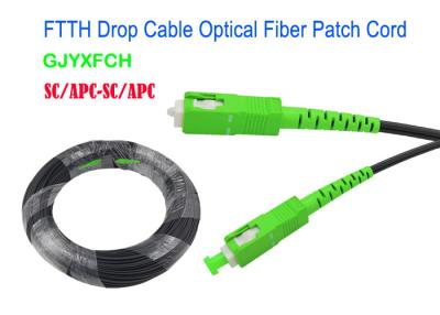China GJYXFCH FTTH Drop Fiber Optical Patch Cord Aerial / Duct 0.25db CE Certificated for sale