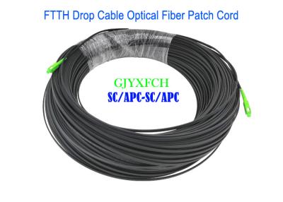 China GJYXFCH FTTH Drop Fiber Optical Patch Cord Aerial / Duct 0.25db CE Certificated for sale