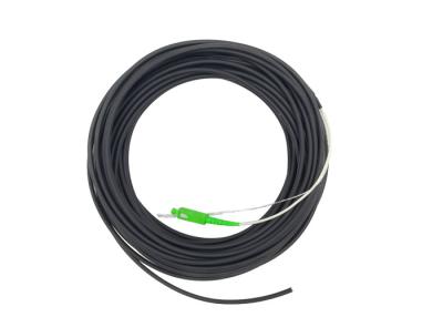 Cina Cavo di toppa ottico di 4,0 FTTH della fibra nera del cavo flessibile con 2,0 il connettore SC/APC in vendita