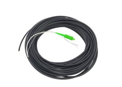 Cina Cavo di toppa ottico di 4,0 FTTH della fibra nera del cavo flessibile con 2,0 il connettore SC/APC in vendita