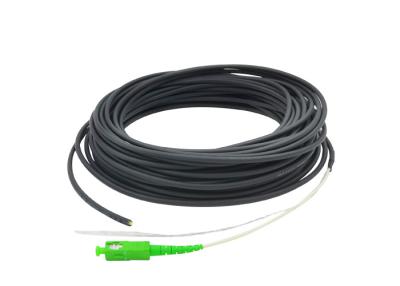 Cina Cavo di toppa ottico di 4,0 FTTH della fibra nera del cavo flessibile con 2,0 il connettore SC/APC in vendita