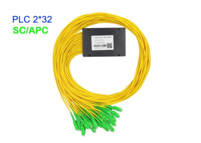 China ABS Box Fiber Optic PLC Splitter 3.0mm G657A1 SC/APC 17.2dB Insertion Loss G657A1 for sale