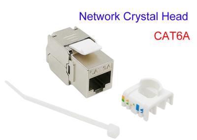 Cina Il ftp SFTP CAT6A ha protetto il cavo elettrico di rame Glod ha placcato la rete Crystal Head di Cat5e Cat7 RJ45 in vendita