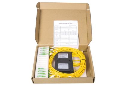 Cina Separatore 1310 di WDM di Opticl della fibra delle Telecomunicazioni del CCTV di FBT 1×5 1550 50/50 di connettore di SC/APC in vendita