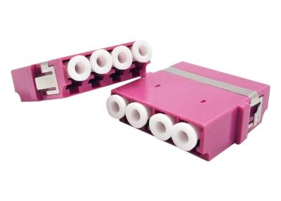 China Adaptadores ópticos de la fibra de LC/PC 4P FTTx OM3 para la caja de FTTH en venta
