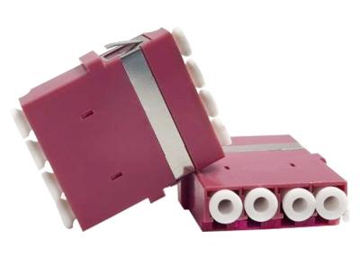 China Adaptadores ópticos de la fibra de LC/PC 4P FTTx OM3 para la caja de FTTH en venta