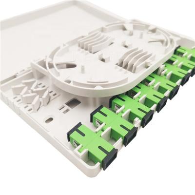 Chine Coffret d'extrémité fixé au mur optique du coffret d'extrémité de fibre de Sc LC de CATV FTTH à vendre
