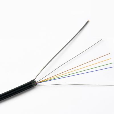 China LSZH FTTH 4C Fiber Optic Drop Cable Single Mode G652D Self Supporting Cables for sale