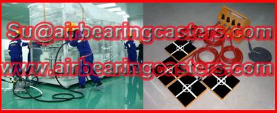China Air moving skates modular air casters for sale