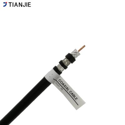 中国 工場供給 RG59 RG6 RG11 CCS/BC 75OHMS 標準またはトリプルシールド同軸ケーブル CCTV CATV 用通信ケーブル 販売のため