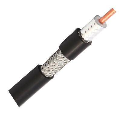 Cina TIANJIE-AWG18 CCS/BC Quad schermato RG6 FPE Isolamento 305m o 1000ft Cavo coassiale per CCTV CATV in vendita