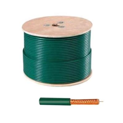 Cina TIANJIE-AWG18 CCS/BC Quad schermato RG6 FPE Isolamento 305m o 1000ft Cavo coassiale per CCTV CATV in vendita