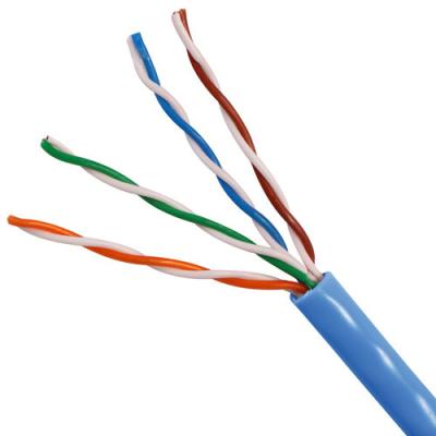 Cina 4 coppie 24AWG CCA Cavo di comunicazione Cat5e UTP Cavo di rete 305 m in vendita