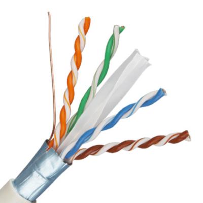 Cina Cavo Lan Twist Pair Multi Core Cavo di Comunicazione Cavo di Rete Rame Nudo LSZH Cat6 U-FTP 23AWG 4 paia Solido 305 m/scatola in vendita