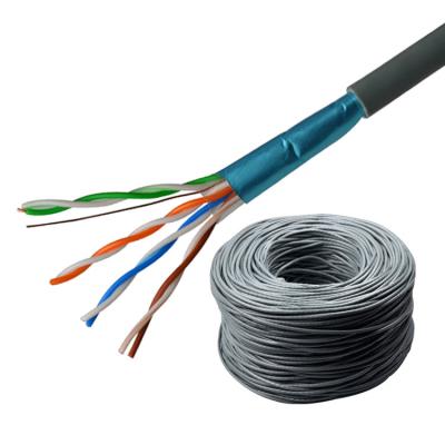 Cina Cavo Lan Twist Pair Multi Core Cavo di Comunicazione Cavo di Rete Rame Nudo LSZH Cat6 U-FTP 23AWG 4 paia Solido 305 m/scatola in vendita