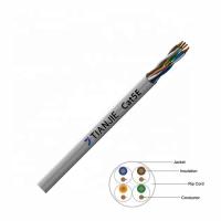 China 24AWG 4P Solid Bare Copper Ethernet Communication Cable for LAN Network for sale
