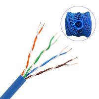 China 24AWG 4P Solid Bare Copper Ethernet Communication Cable for LAN Network for sale