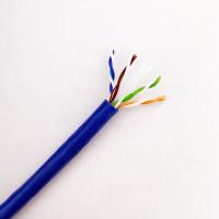 China OEM 500MHz CMP Rated Cat6 Plenum Cable 305m 1000ft Solid Copper for sale