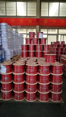 Cina TIANJIE AS 2C 1.25mm2 cavo di allarme antincendio in PVC rosso non schermato in rame stagnato in vendita