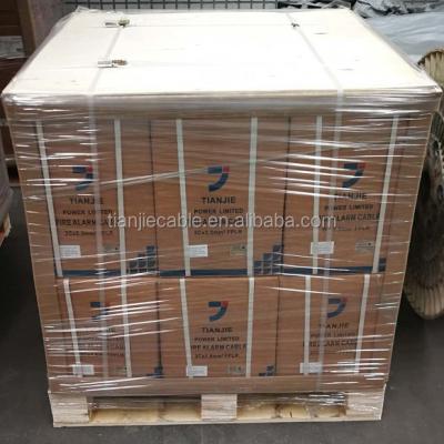Cina TIANJIE AS 2C 1.25mm2 cavo di allarme antincendio in PVC rosso non schermato in rame stagnato in vendita