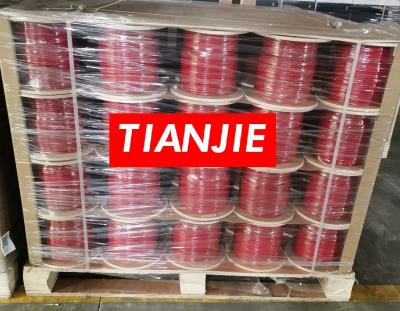 Cina TIANJIE-4C 1.5mm2 UL1424 elencato FPLR Cavo di allarme antincendio in PVC rosso in rame solido schermato per sistemi di sicurezza in vendita