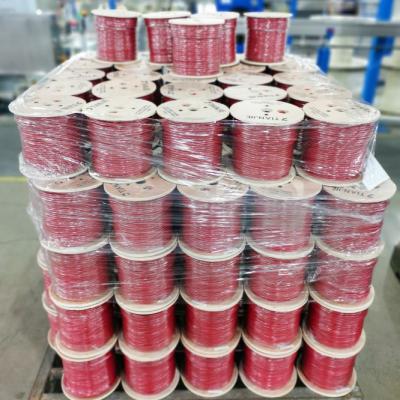 Cina AS/NZS Standard 4C*2.0mm2 Cavo di allarme antincendio in PVC rosso non schermato in rame nudo solido per sistema di allarme antincendio in vendita